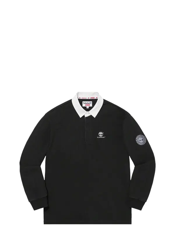 Supreme X Timberland Rugby Shirt - Black