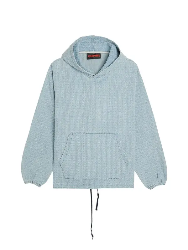 PLEASURES Expand Poncho Hoodie - Blue