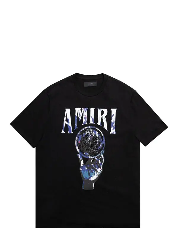 Amiri Crystal Ball Short-sleeve Tee - Black