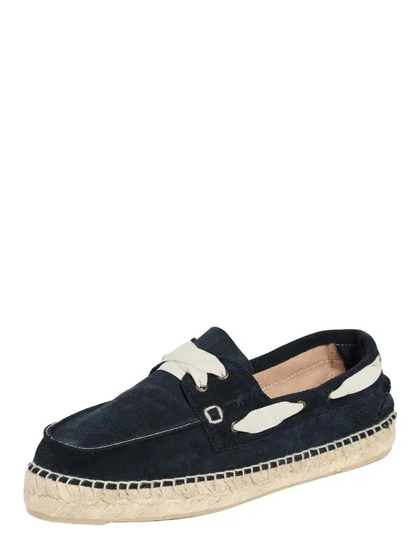 Manebí Boat Shoe Espadrilles - Patriot Blue