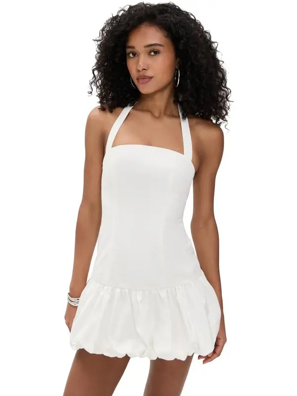 Lioness Poplin Sofia Mini Dress - Porcelain