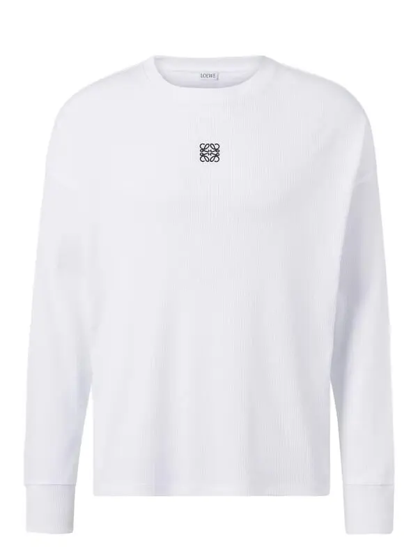 Loewe Anagram Cotton Jersey T-shirt - White