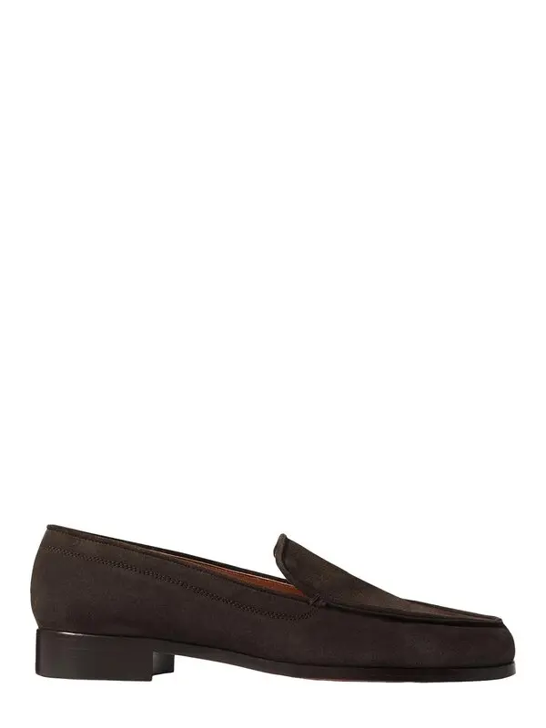 EMME PARSONS Danielle Suede Loafers - Brown