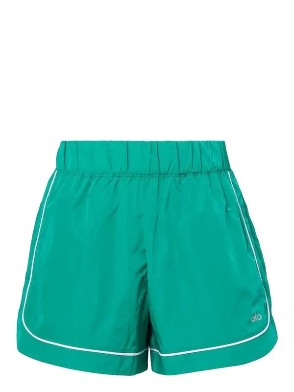 Alo Yoga Motivate Track Shorts - Green