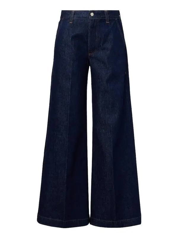 Citizens Of Humanity Beverly Mid-rise Wide-leg Jeans - Blue