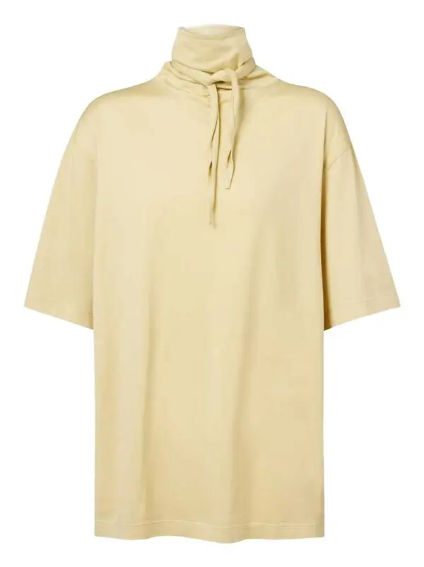 LEMAIRE Foulard Cotton Jersey T-shirt - Yellow