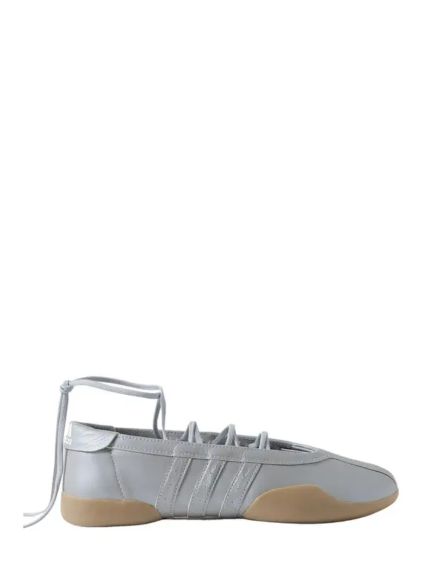 ADIDAS ORIGINALS Taekwondo Mei Metallic Leather Sneakers - Silver