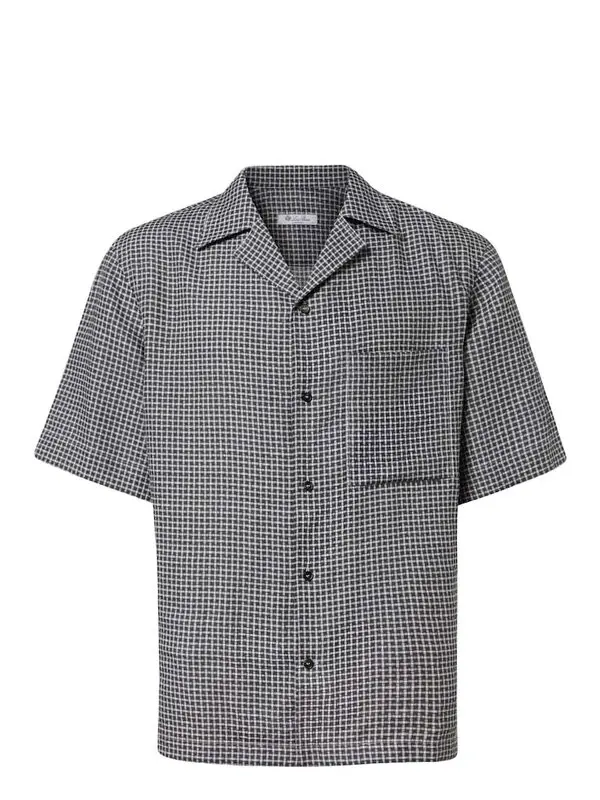 Loro Piana Checked Linen Shirt - Multicoloured