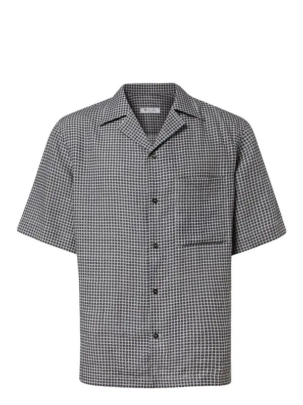 Loro Piana Checked Linen Shirt - Multicoloured
