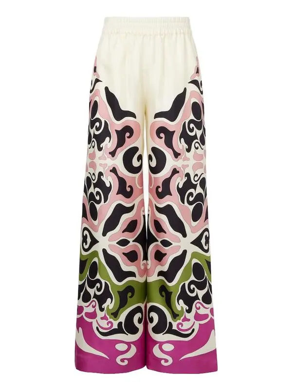 La DoubleJ Phoenix Placée Printed Palazzo Pants - Multicoloured
