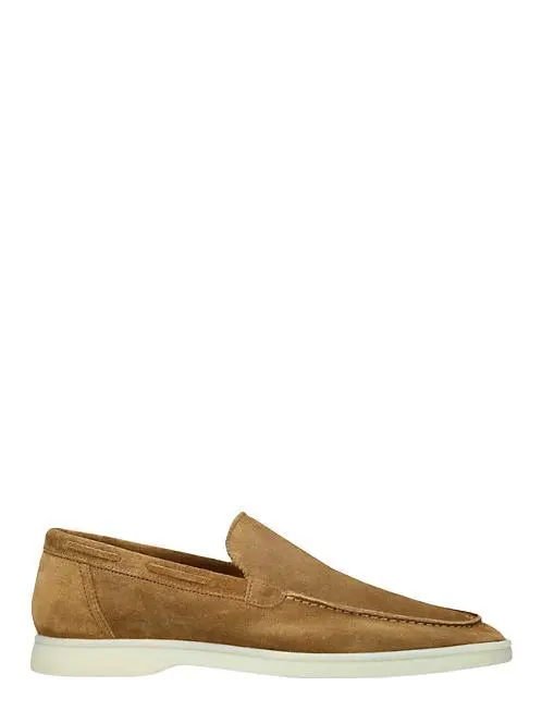 AURELIEN Yacht Suede Loafers - Tan