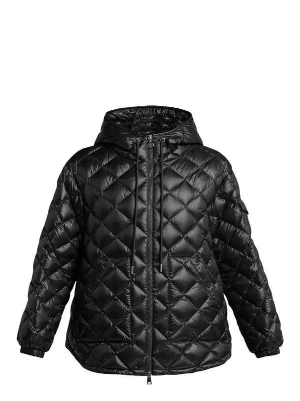 Moncler Short Padded Down Jacket - Black