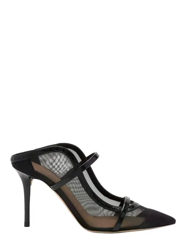 MALONE SOULIERS 85mm Maureen Mules - Black