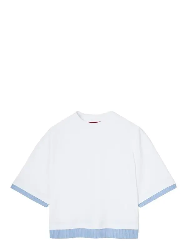 Gucci Soft Jersey T-shirt With Embroidery - White