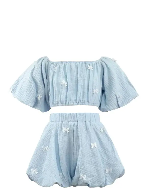 LOLA + THE BOYS Bow Bubble Set - Blue