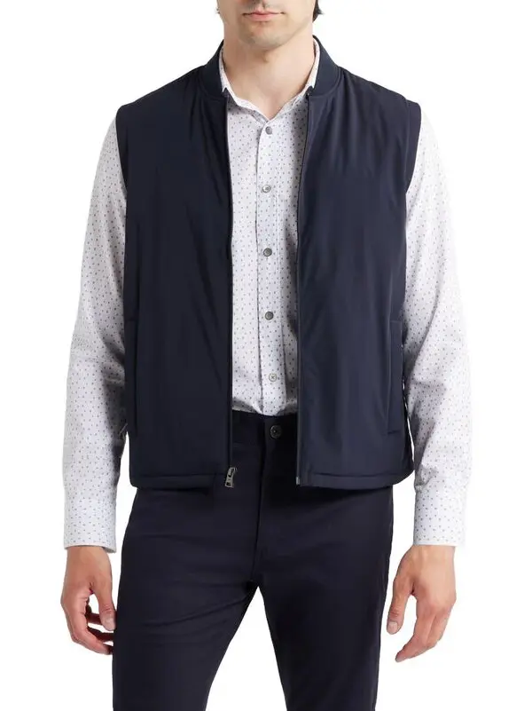W.R.K Water Resistant Stretch Nylon Vest - Navy