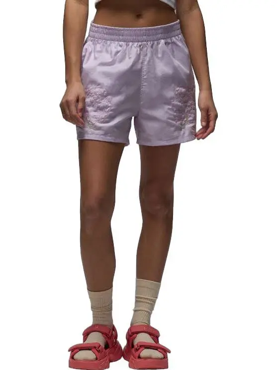 JORDAN Rose Embroidered Cotton Shorts - Doll