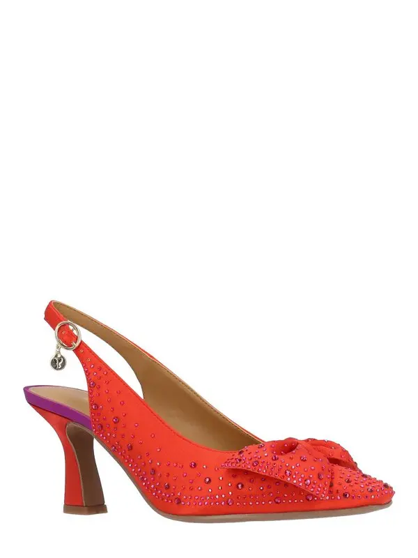 J. Reneé Harlan Slingback Pump - Red/ Purple
