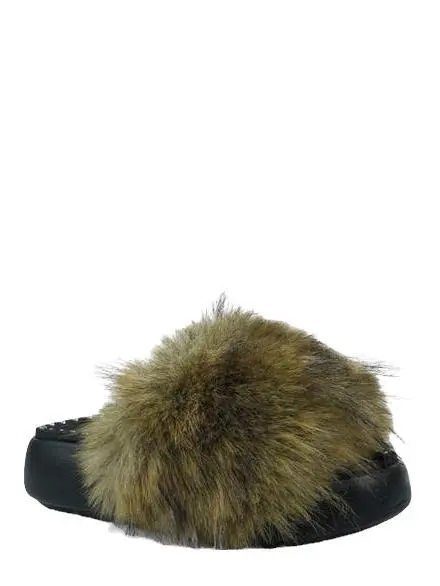 ZIGI Fabbi Faux Fur Platform Sandal - Tan