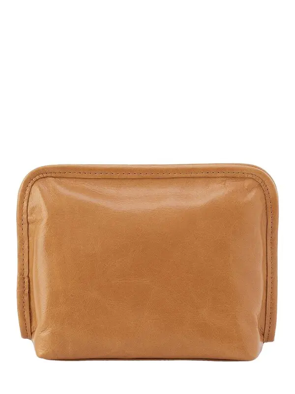 Hobo Beauty Leather Cosmetics Case - Natural