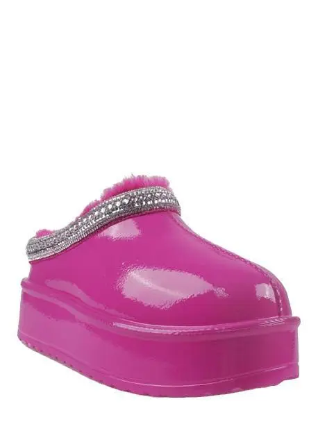 ZIGI Faux Fur Platform Slipper - Fuchsia