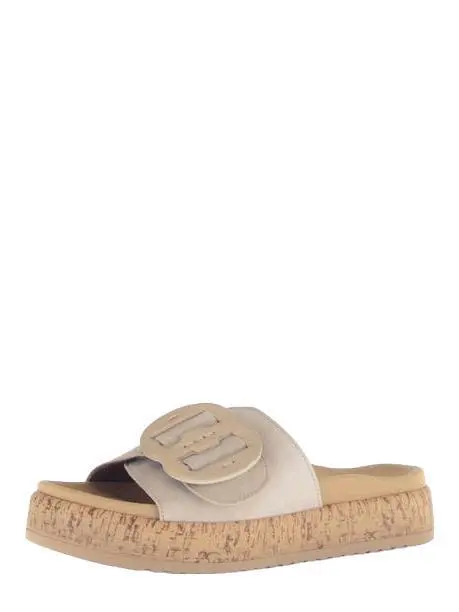 Gabor 63.760 Platform Slide Sandal - Oak