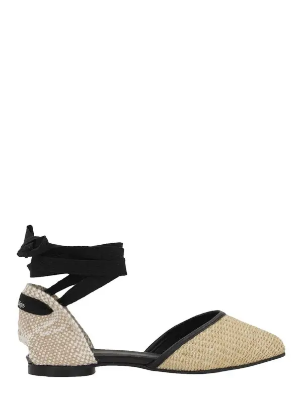 CastaÑer Gasby Raffia Espadrilles - Black