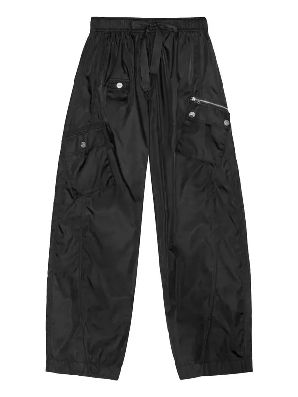 GANNI Drawstring Trousers - Black