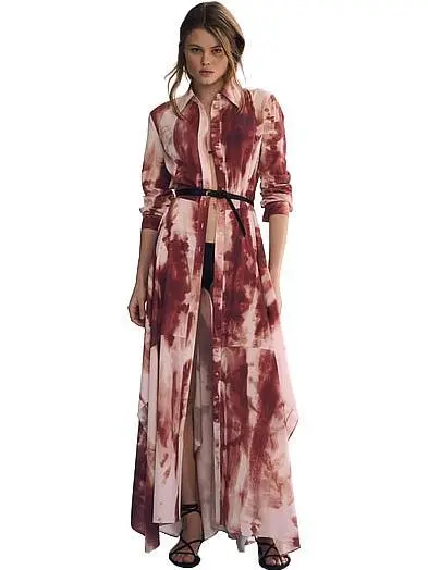 Victoria's Secret Atelier X Altuzarra Shibori Shirt Dress - Print