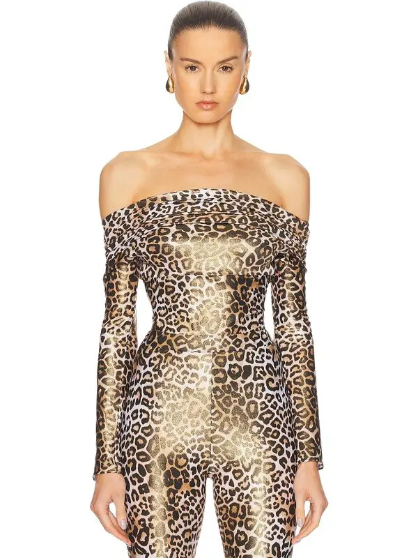 Alexandre Vauthier Panther Bodysuit - Natural