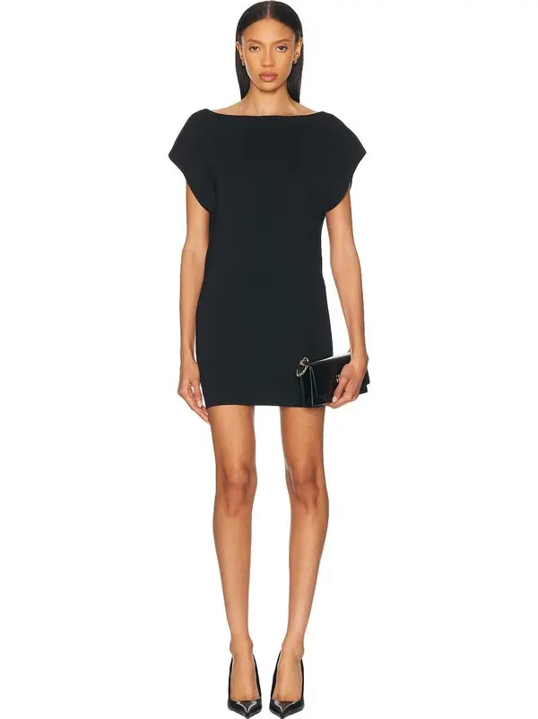 EAVES Rebecca Mini Dress - Black