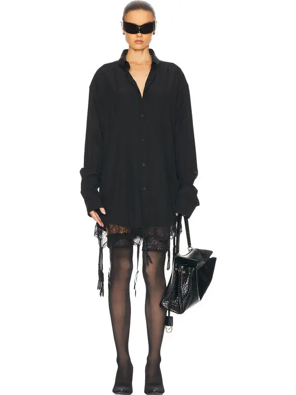 Balenciaga Lingerie Shirt - Black