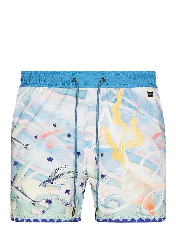 Agua Bendita Cassius Swim Trunks - Blue
