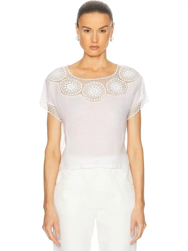 NILI LOTAN Caila Top - Ivory