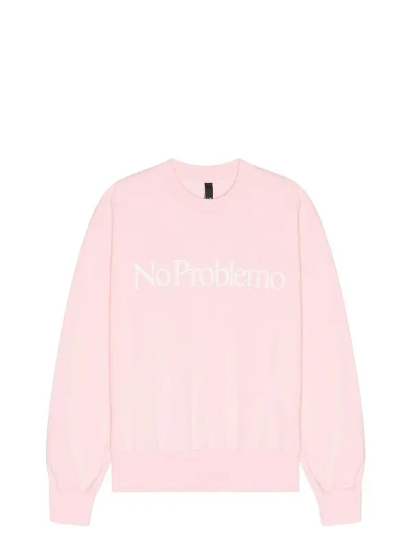 NO PROBLEMO Sweatshirt - Pale Pink