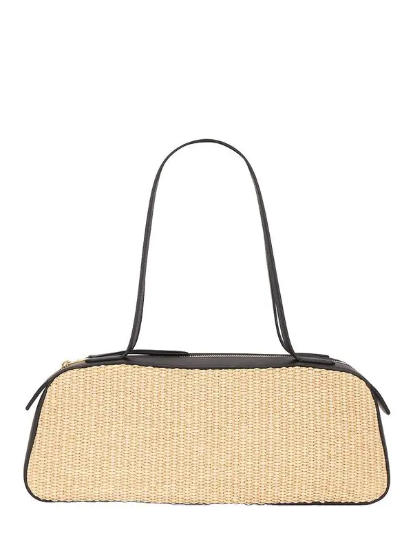 Khaite Simona Shoulder Bag - Black & Natural