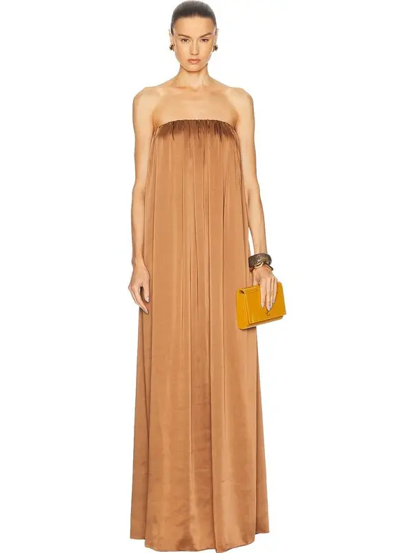 SEROYA Monique Maxi Dress - Terracotta