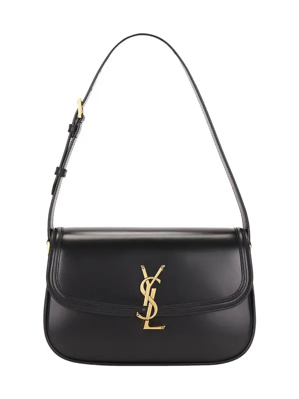 Saint Laurent Small Solferino Shoulder Bag - Nero