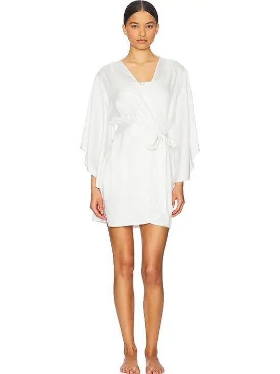 HOMEBODII Luna Robe - White