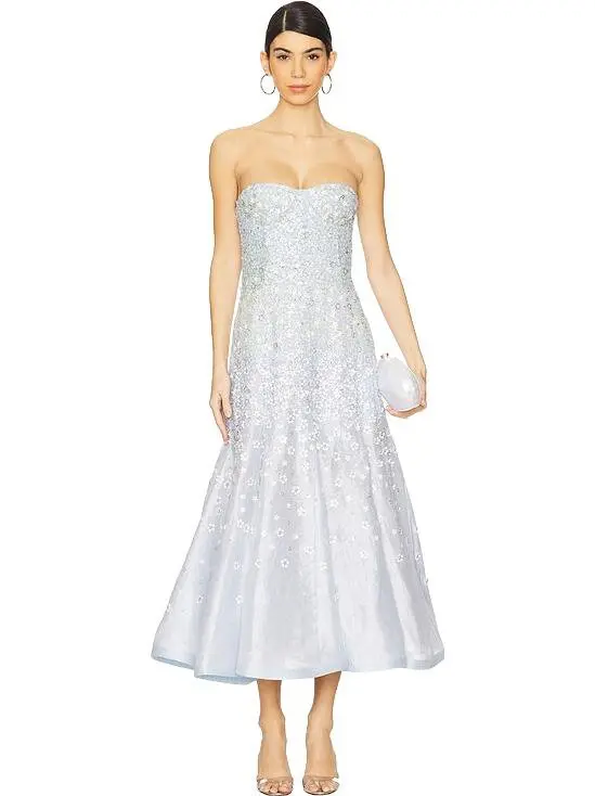 LA FUORI Vasilisa Petale Gown - Ice Blue
