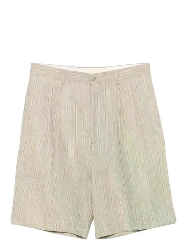 Tagliatore Striped Shorts - Neutrals