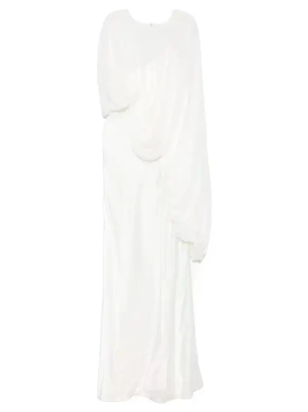 Christopher Esber Cumulus Draped Gown - White