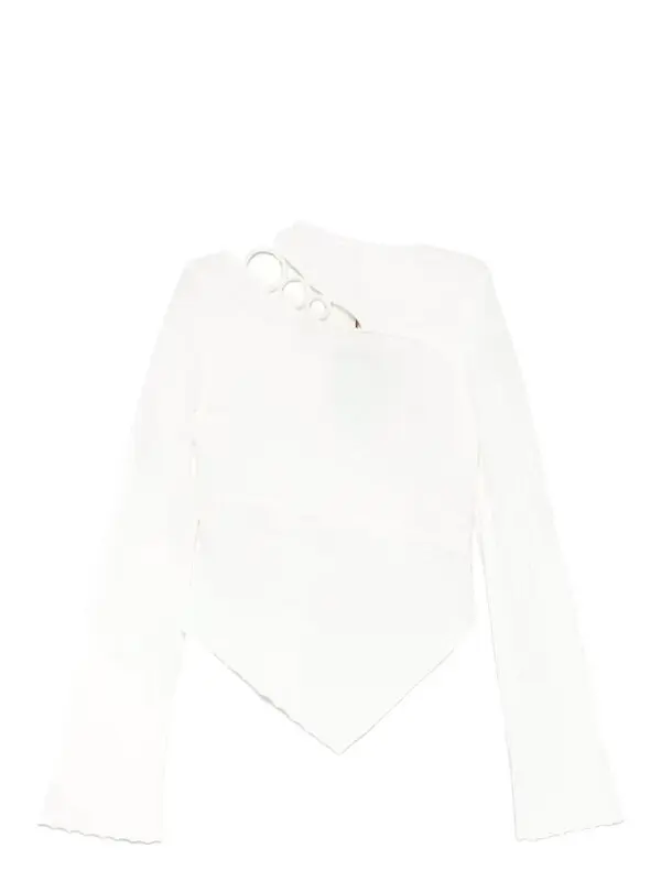 Cult Gaia Pleated Blouse - White
