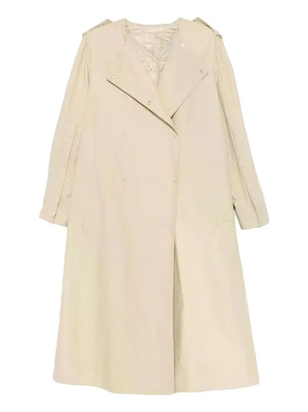 Moncler Gourdon Trench Coat - Neutrals