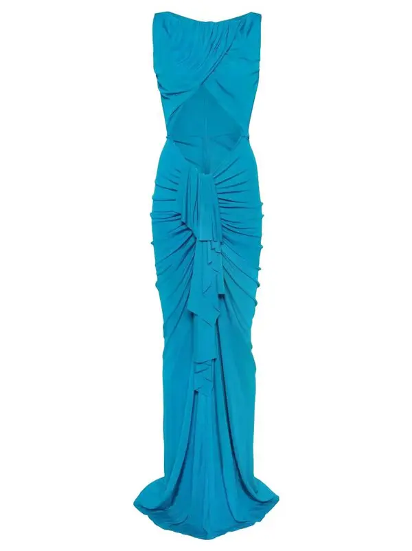 Christopher Esber Draped Gown - Blue