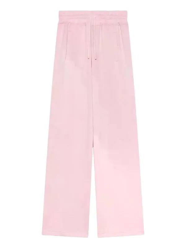 Gcds Logo-embroidered Track Pants - Pink