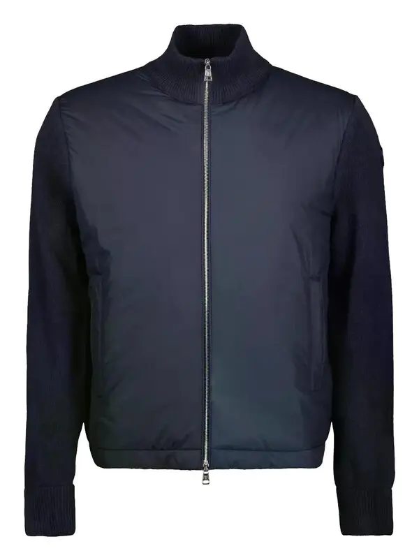 Moncler Zip-up Padded Jacket - Blue