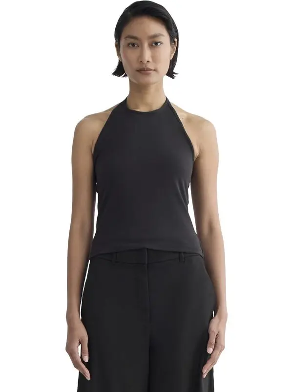 Everlane Form Halter Top - Black