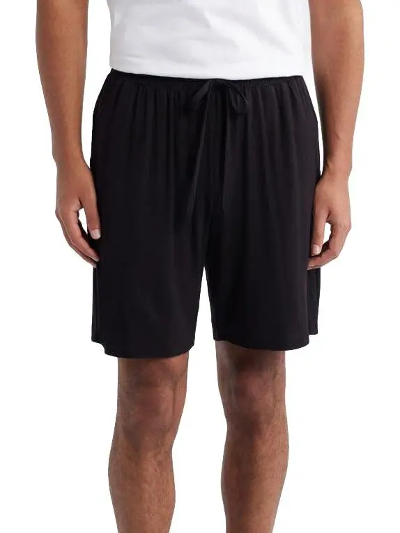 Nordstrom Moonlight Modal Blend Lounge Shorts - Black