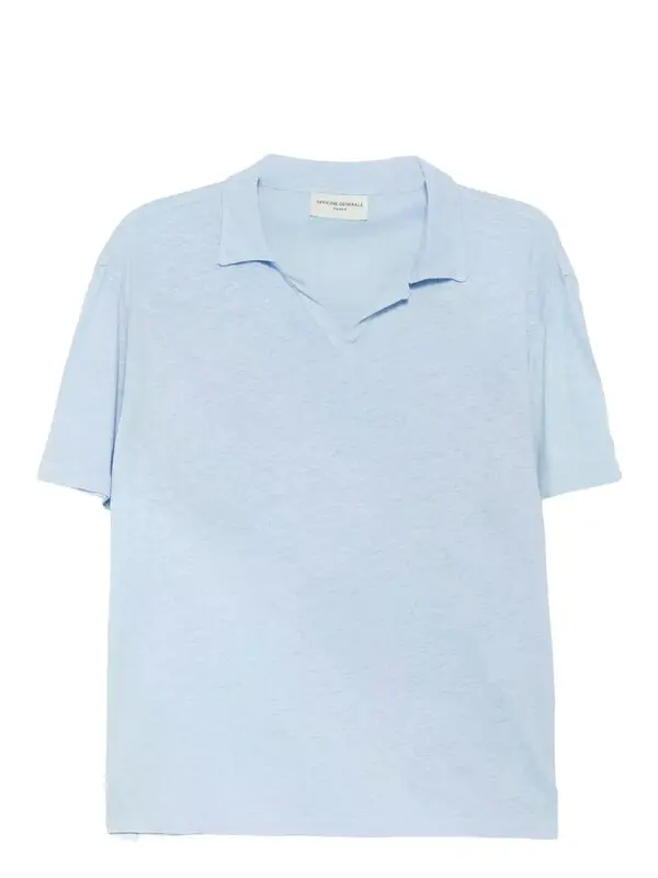 Officine Générale Simon Polo Shirt - Blue